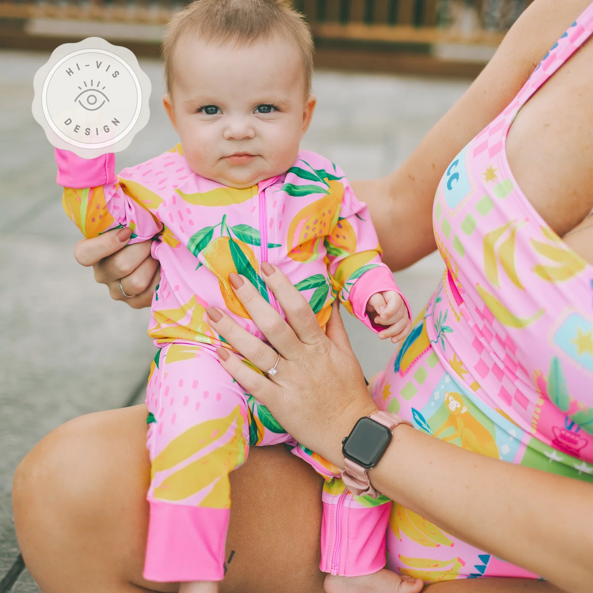 Honeysuckle Swim Full Zipper Sunsuit - Fruity Patootie – Chicken Little ...
